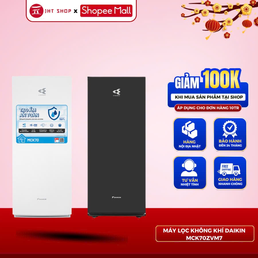 Máy lọc không khí tạo ẩm JHTSHOP Daikin MCK70ZVM7-W CHÍNH HÃNG DAIKIN | Shopee Việt Nam