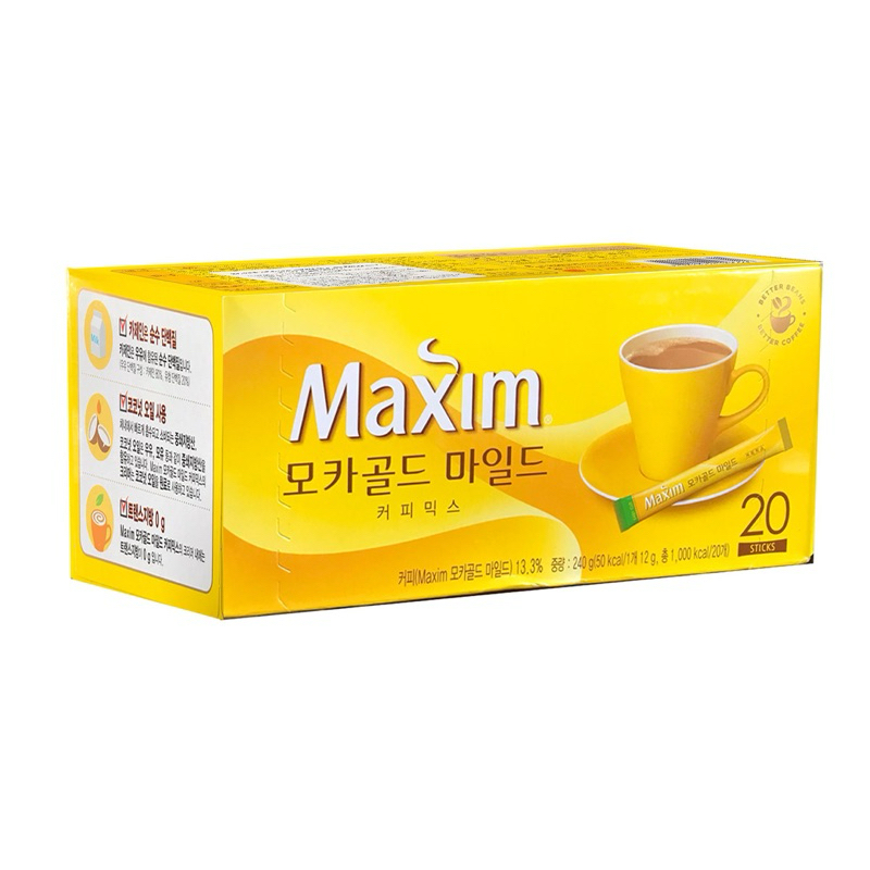 Cà phê sữa hòa tan Maxim Mocha Hàn Quốc hộp 20 gói | Shopee Việt Nam
