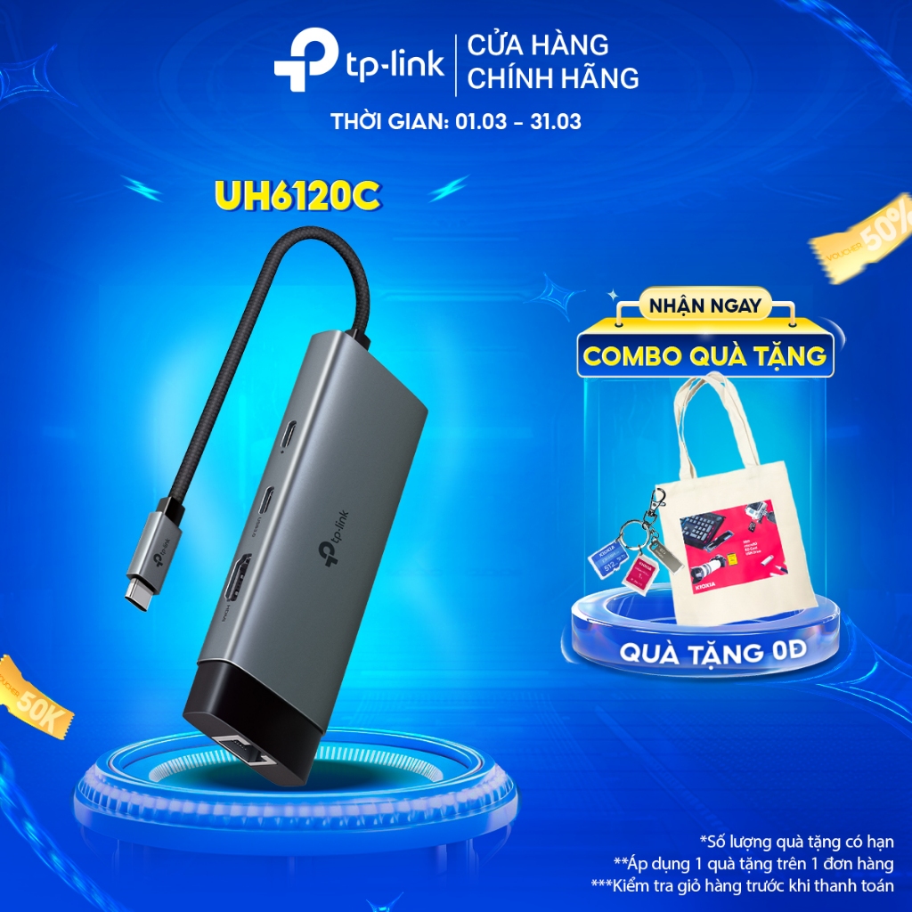 [Hỏa tốc] Bộ HUB USB Type C TP-Link UH5020C / UH6120C / UH7020C ...
