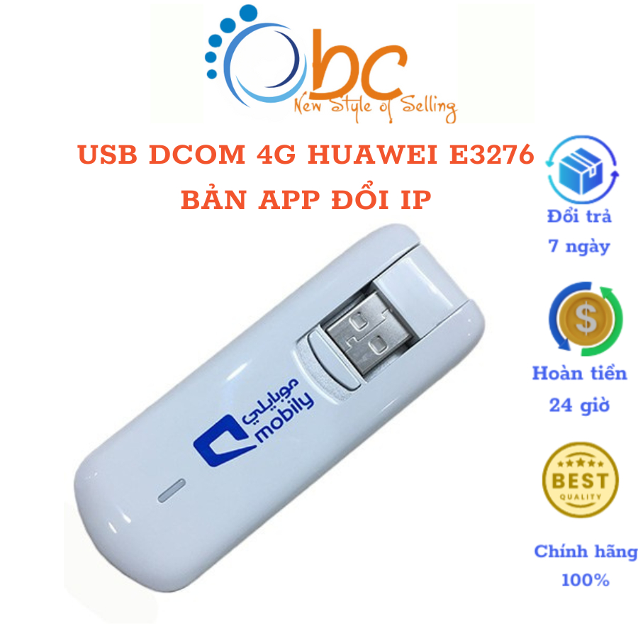 USB Dcom 4G OBC Huawei E3276 bản APP đổi I.P đổi M.A.C | Shopee Việt Nam