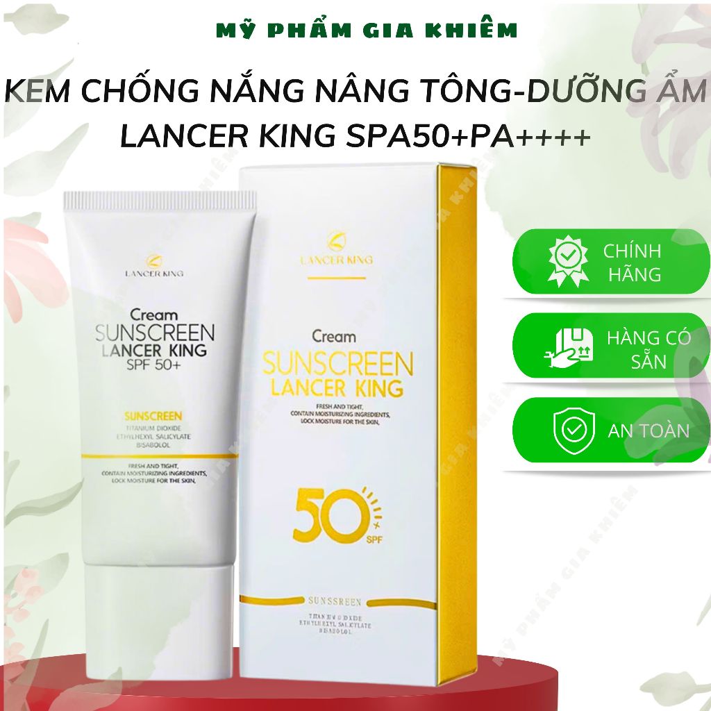 💕💕💕KEM CHỐNG NẮNG LANCER KING SPF 50+ PA++++ – BẢO VỆ DA TOÀN DIỆN ...
