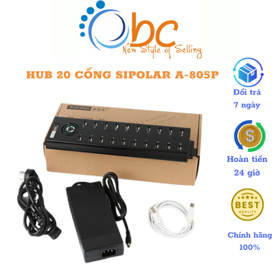 Hub 20 Port Sipolar A-805P Bộ Chia Cổng USB - Chuyên Làm phone farm ...