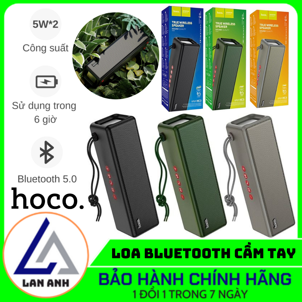 Loa Bluetooth Hoco HC3 Pin 2400mAh Tích Hợp Cổng USB TF Dây Treo | Shopee Việt Nam