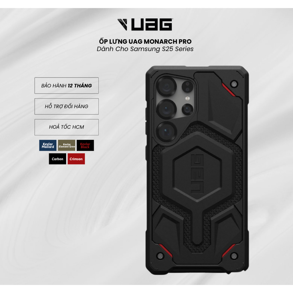 Ốp lưng UAG Monarch Pro Magnetic dành cho Samsung S25 Ultra chống sốc ...