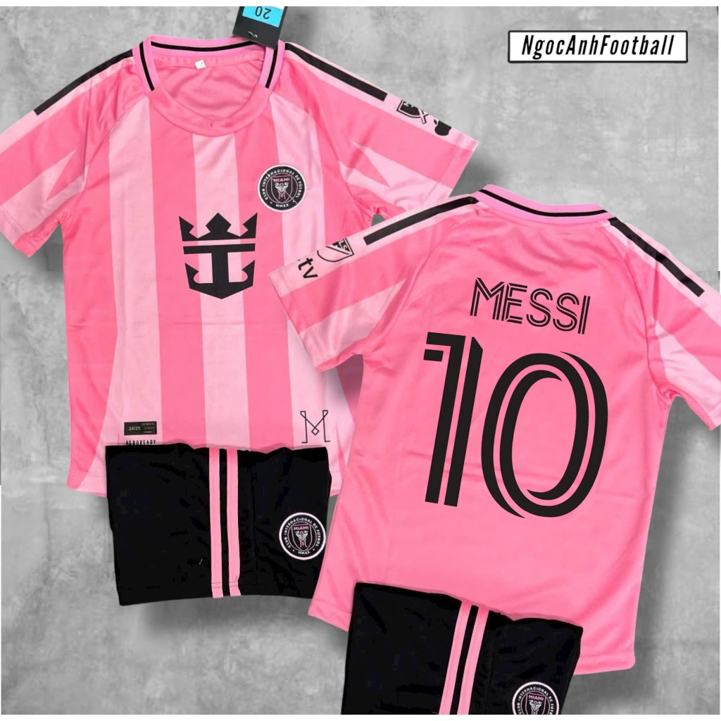 Bộ Messi Trẻ em, Bộ Quần Áo Đá Banh Cho Bé Mùa Giải Mới | Shopee Việt Nam