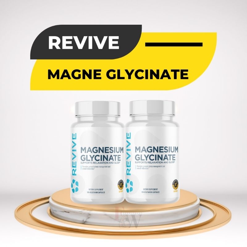 [ REVIVE ] MAGNESIUM GLYCINATE -- VIÊN UỐNG HỖ TRỢ GIẢM CĂNG THẲNG, THƯ ...