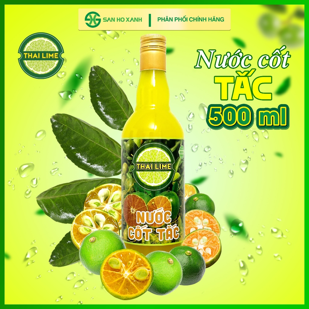 Nước Cốt Tắc Nguyên Chất - Hiệu Thai Lime - Chai Sành 500ml | Shopee ...