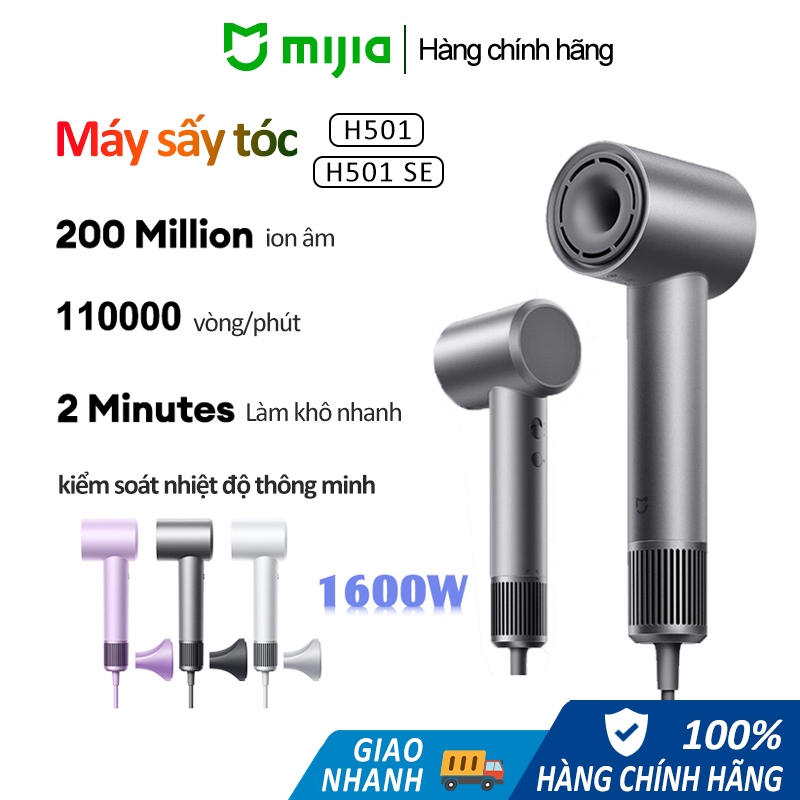 Máy sấy tóc Mijia H501 H501SE ion âm tốc độ cao | sấy nhanh | bảo vệ tóc | Hàng chính hãng ...