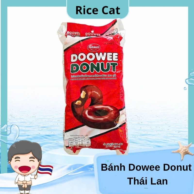Bánh Donut Dowee Socola Thái Lan 12 cái nhỏ | Shopee Việt Nam