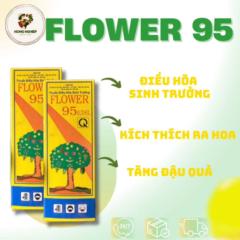 Phân bón FLOWER - 95 (F95) 0.3SL - 100ML - Chính hãng Công ty TOBA ...