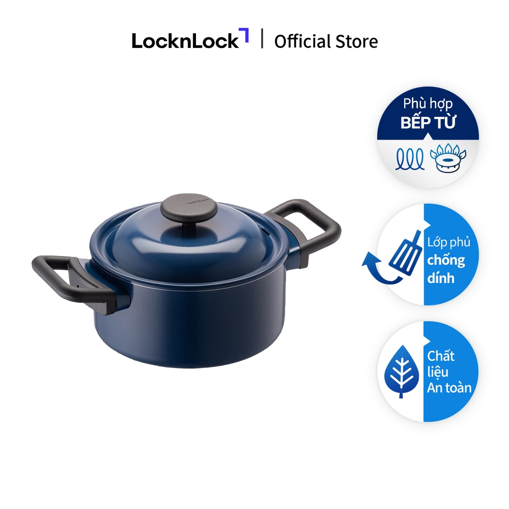 Nồi Decore Lock&Lock, 20CM - Màu navy - LDE1202IH | Shopee Việt Nam