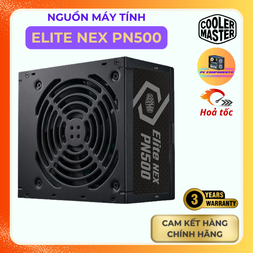 Nguồn máy tính để bàn CoolerMaster NEX Elite PN500 230V 500W (MPW-5001-ACBK-PEU) |BH 3năm|Chính ...