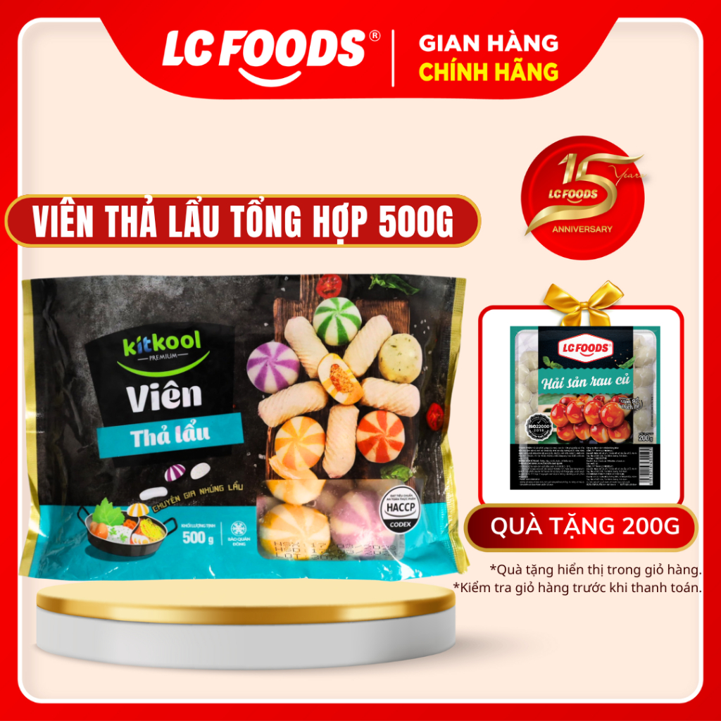 Viên Thả Lẩu Mix Vị siêu hấp dẫn KitKool 500g - Chính hãng LC Foods ...