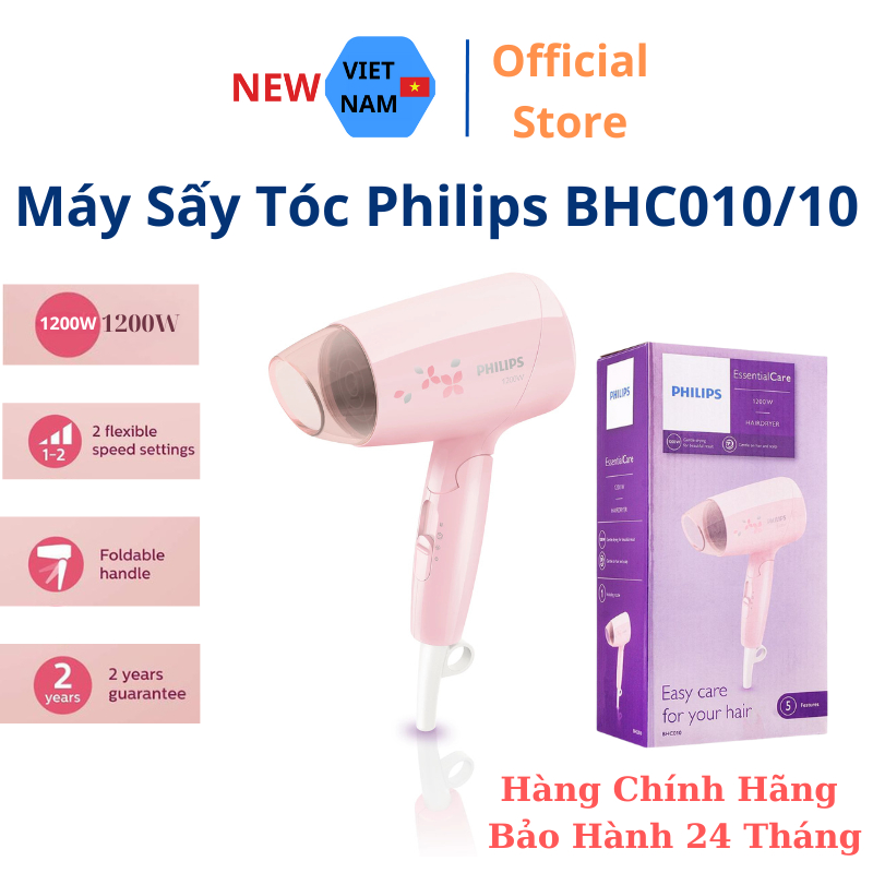 Máy sấy tóc Philips BHC010/10 - Công Suất 1200W - Chính Hãng - Bảo Hành ...
