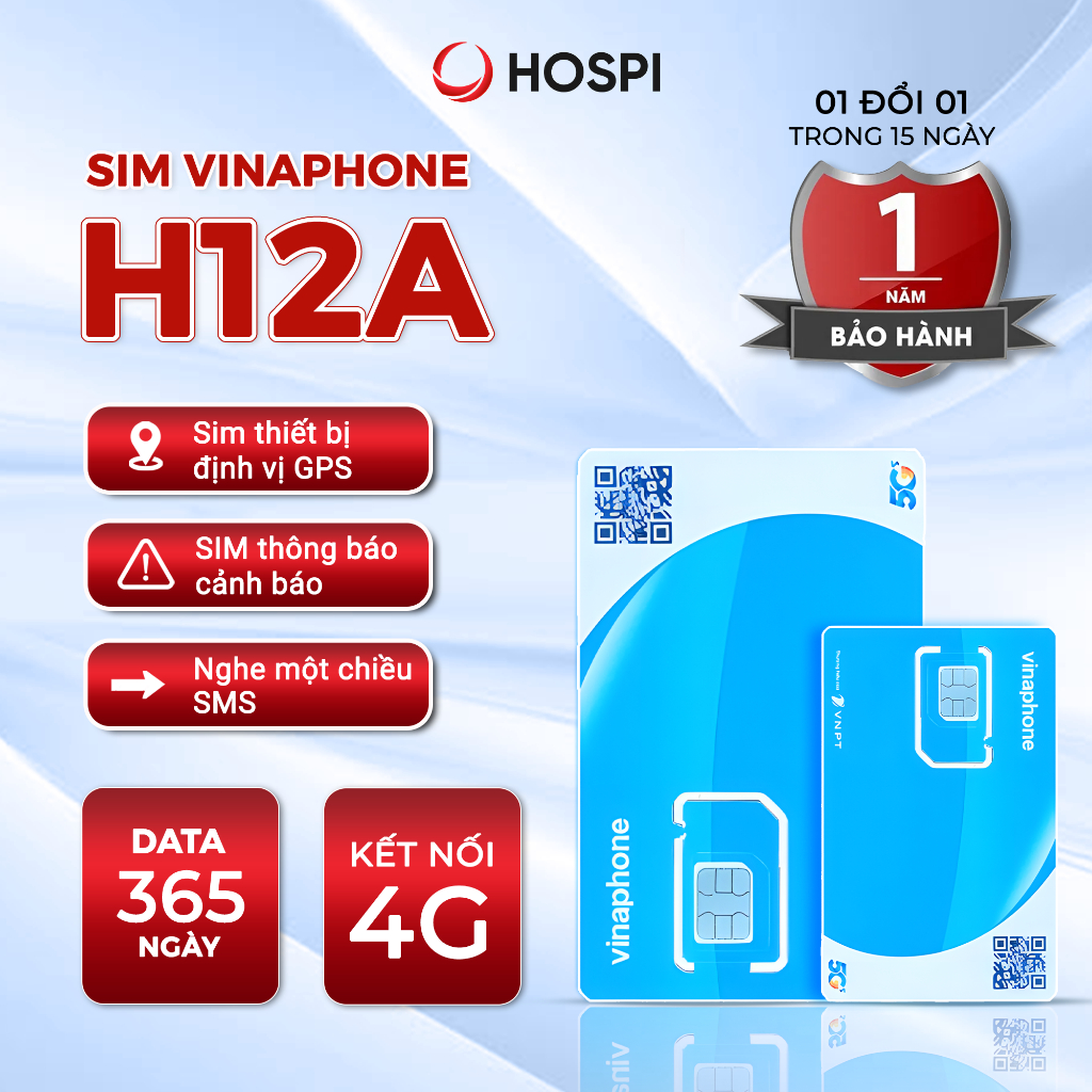 Sim 4G Vinaphone H12A Sim Phù Hợp Gps Định Vị Thiết Bị Thông Báo Cảnh Báo Dùng Miễn Phí 1 Năm ...