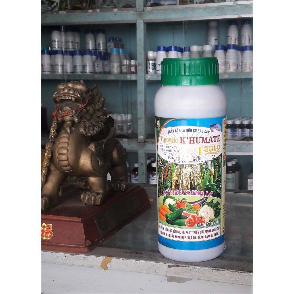 Phân bón lá hữu cơ cao cấp Tipomic k' Humate Gold 1 lít | Shopee Việt Nam