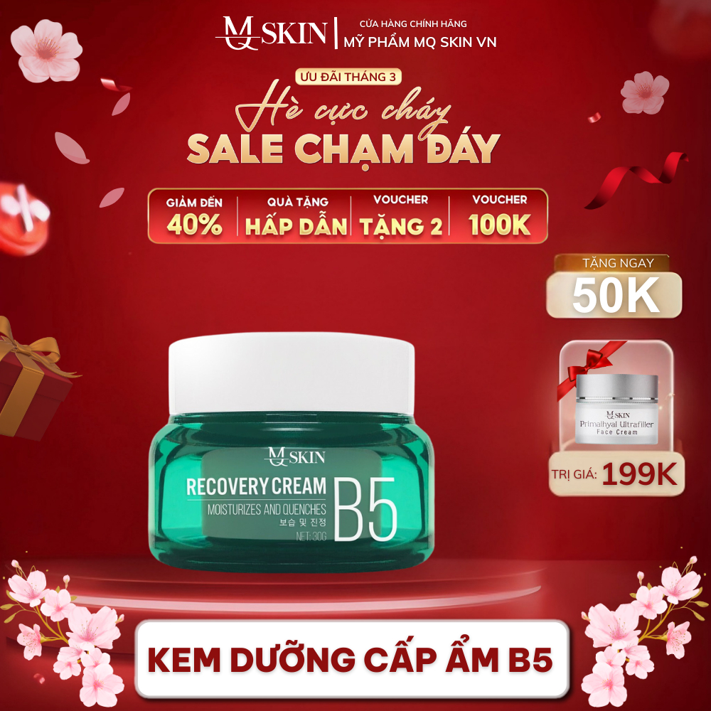 [ TẶNG KEM HA MINI ] Kem Dưỡng Ẩm, Phục Hồi Chống Lão Hóa Da, B5 MQ ...