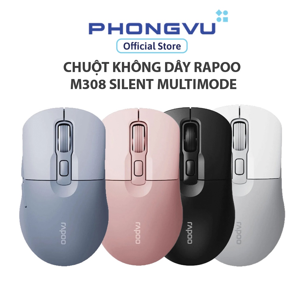 Chuột không dây Rapoo M308 silent multimode - Bảo hành 36 tháng | Shopee Việt Nam