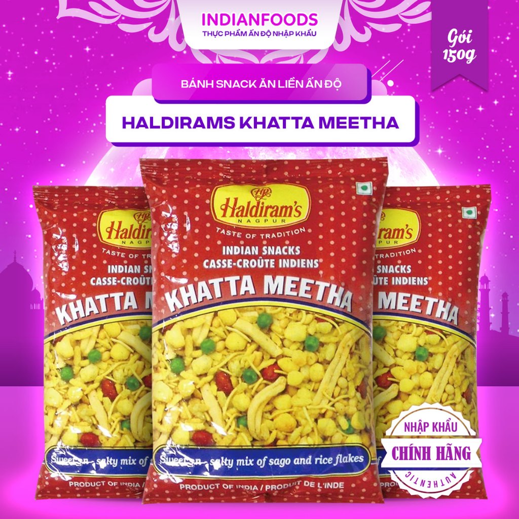 Snack HALDIRAMS Khatta Meetha 150gr | Shopee Việt Nam