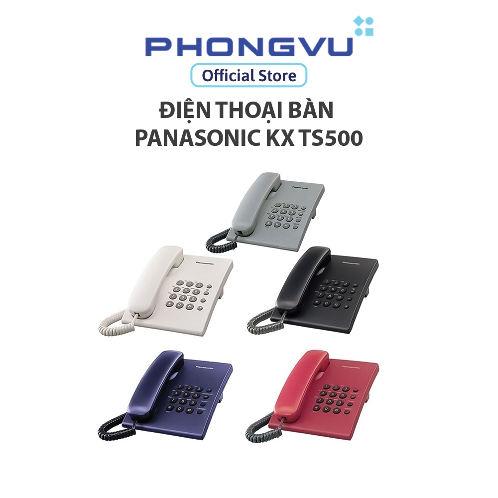 Điện thoại bàn Panasonic KX TS500 - Bảo hành 12 tháng | Shopee Việt Nam
