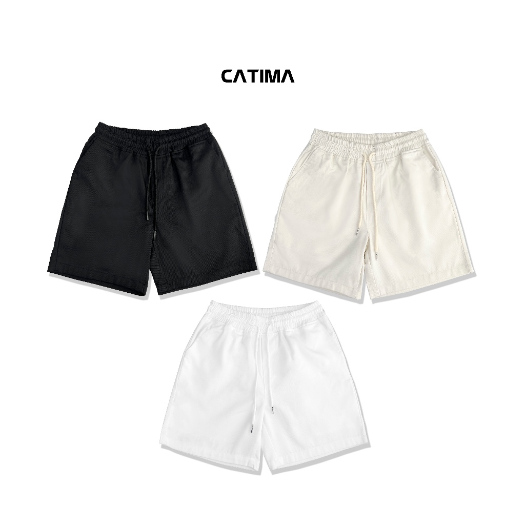 Quần short kaki CATIMA unisex Nam Nữ Local Brand QS01 | Shopee Việt Nam