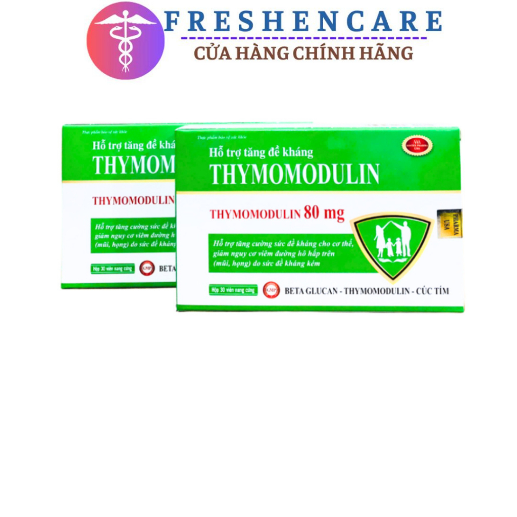 Viên uống THYMOMODULIN 80MG ROSTEX Hỗ trợ tăng cường sức đề kháng cho ...