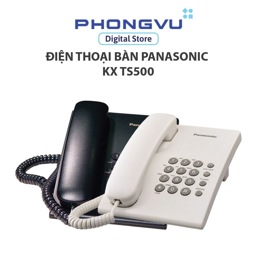 Điện thoại bàn Panasonic KX TS500 - Bảo hành 12 tháng | Shopee Việt Nam