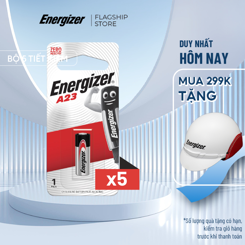 Bộ 5 Pin Energizer Specialty A23 BP1 - Vỉ 1 Viên | Shopee Việt Nam