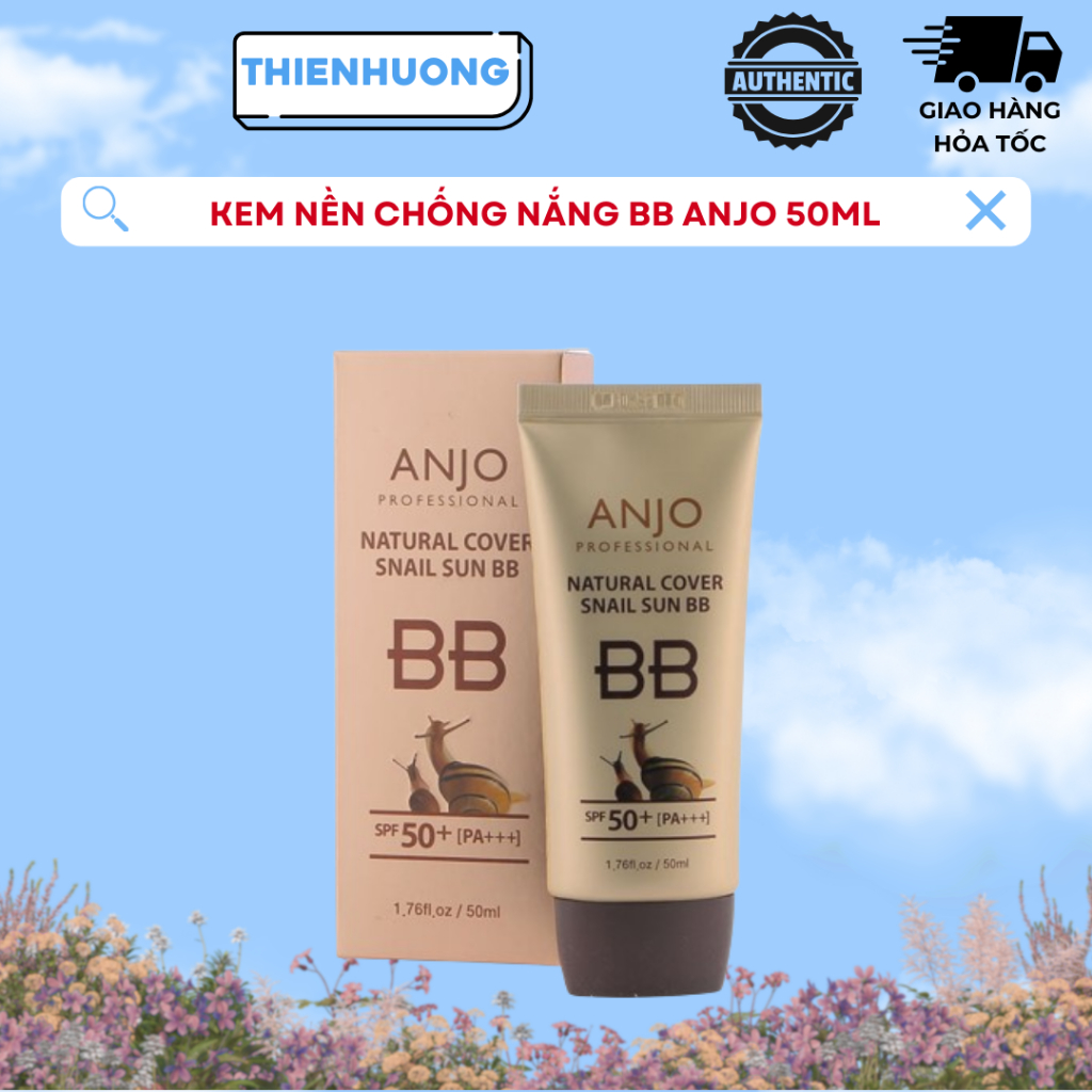 Kem nền BB Cream chống nắng ốc sên Anjo 50ml Hàn Quốc | Shopee Việt Nam