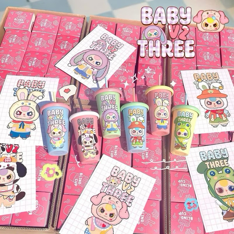 HỘP MÙ BÌNH NƯỚC BABY THEE -CỐC BABY THREE LÀM QUÀ TẶNG CHO BÉ | Shopee ...