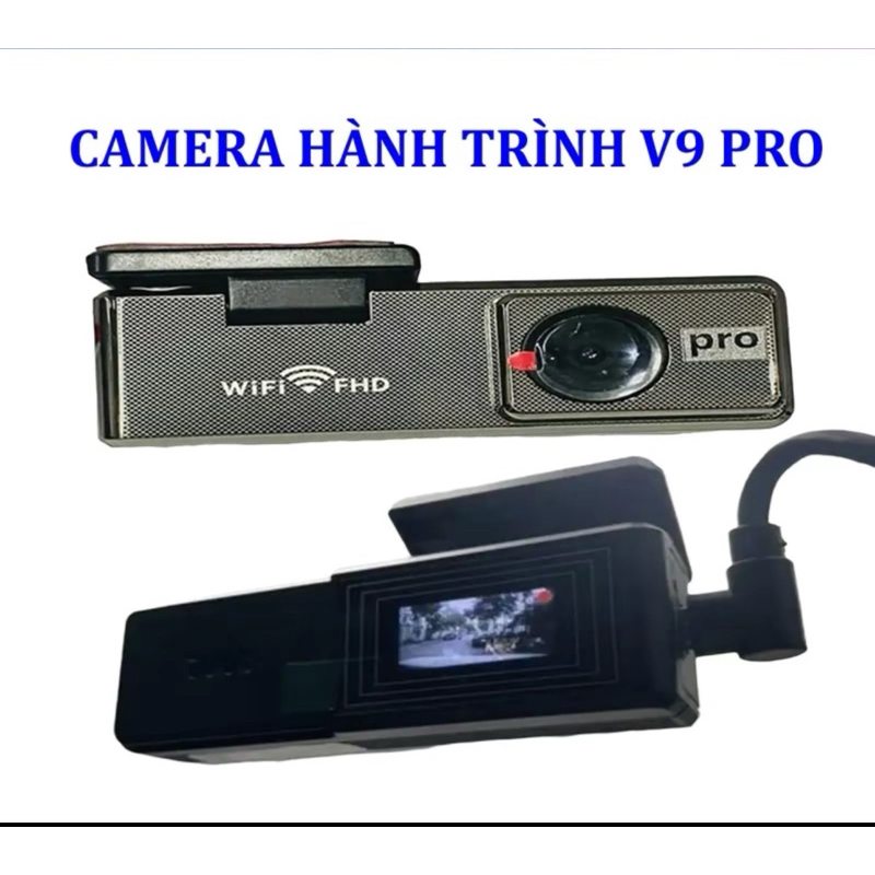 Camera Hành Trình ô tô V9 Pro WIFI - 2k có kết nối Điện Thoại Và Màn Hình ANDROID Bảo hành 1 đổi ...