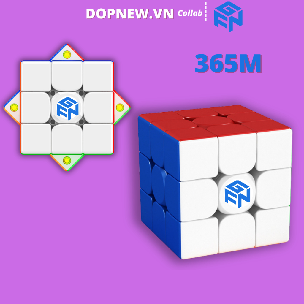 Rubik 3x3 Gan 356 M 3x3 Rubic 3 Tầng Có Nam Châm Gan 356M Stickerless ...