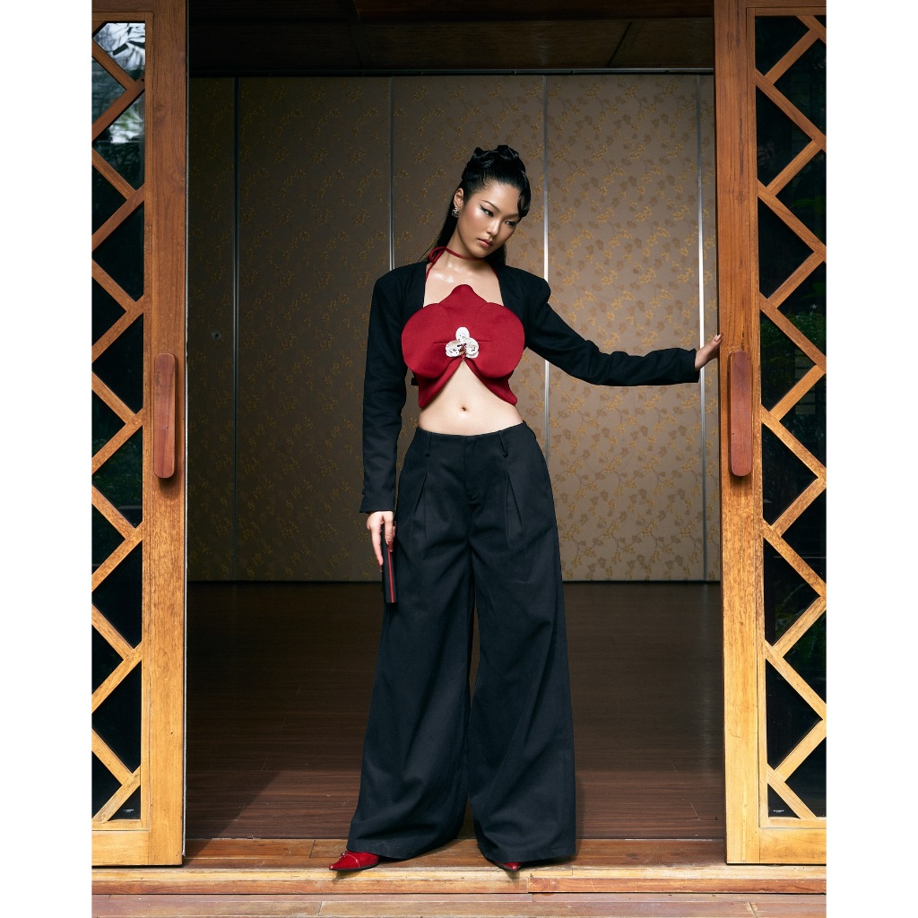 HYMAISON x VIERY | Áo Hoa Lan Đỏ V2 x Chi Lan Jacket x Lan Chi Pants ...