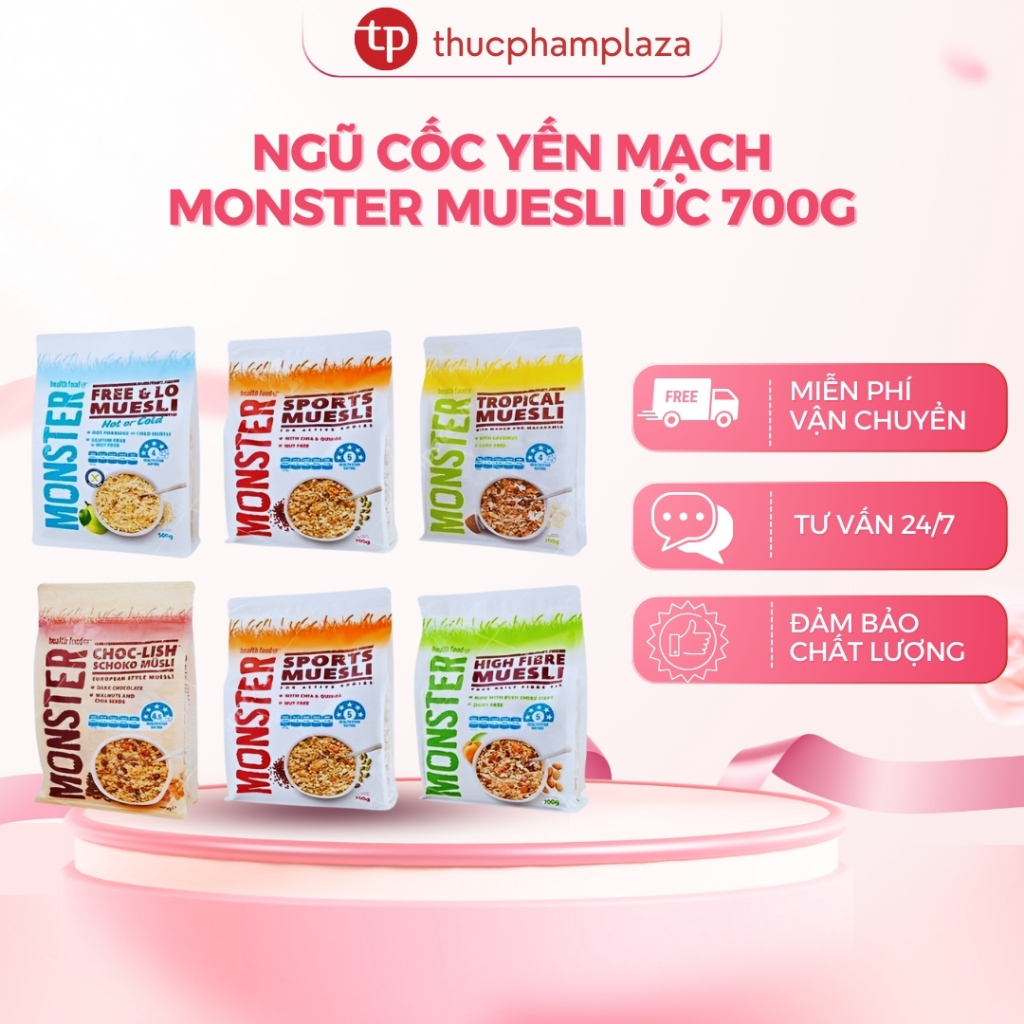 Ngũ cốc yến mạch Monster Muesli Úc 700g | Shopee Việt Nam
