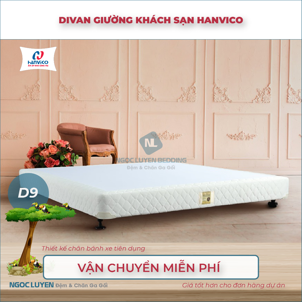 [FREE SHIP ĐIỀU KIỆN] Divan giường khách sạn Hanvico - Kệ giường khách ...