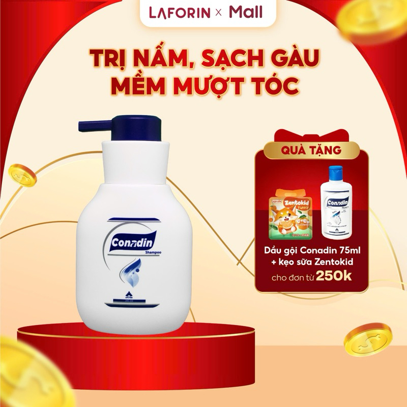 Dầu Gội Sạch Gàu Conadin Shamppo, Sạch Gàu Ngứa Da Đầu Không Gây Khô ...