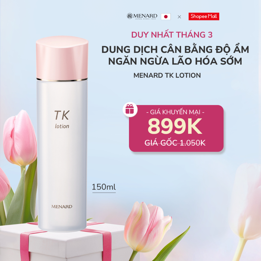 Dung dịch cân bằng độ ẩm Menard TK Lotion, giúp làn da sạch sâu, thẩm thấu nhanh chóng 100ml ...
