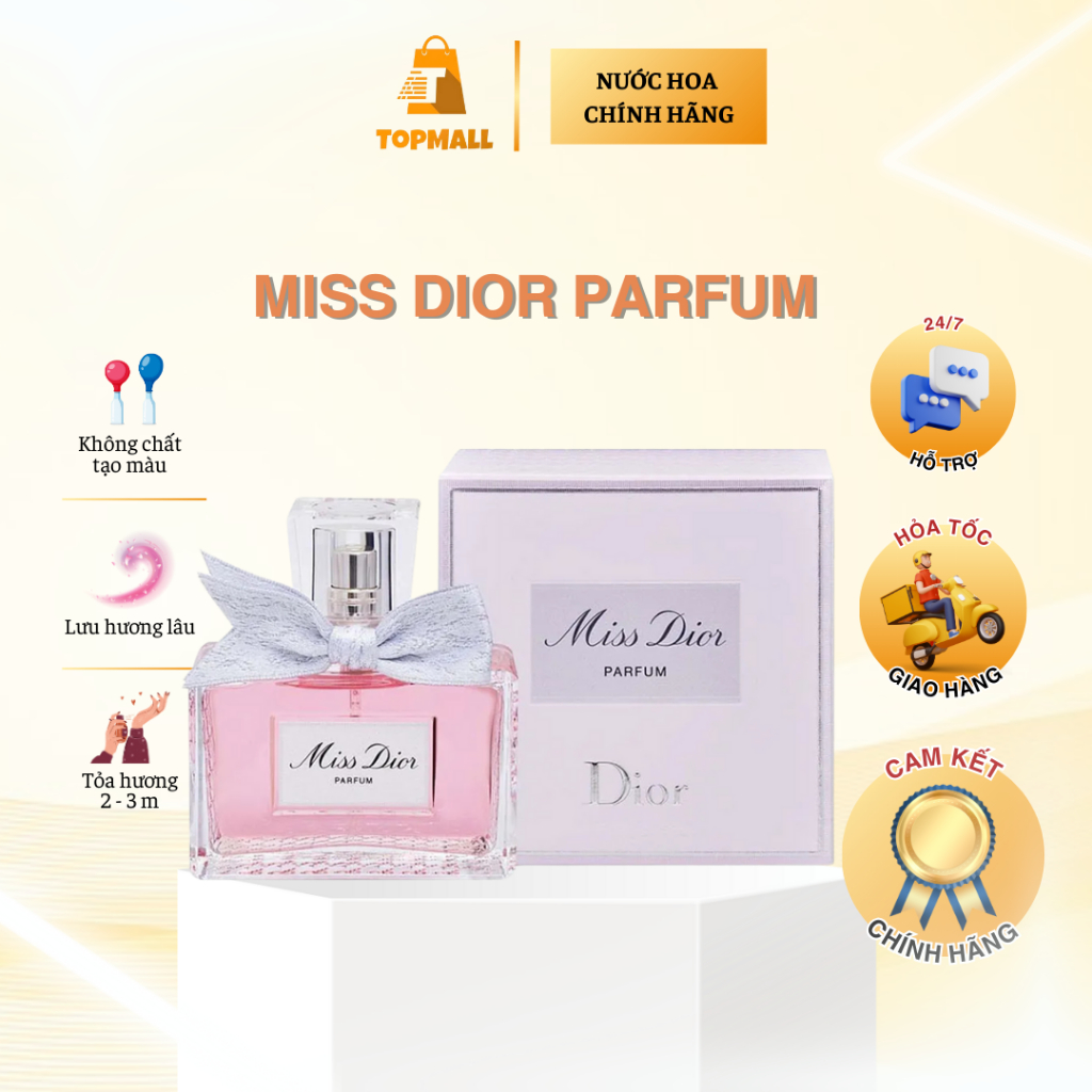 [Auth-Thơm lâu]Nước hoa Miss Dior Parfum Siêu hót ,Thơm Lâu_TOPMALL | Shopee Việt Nam