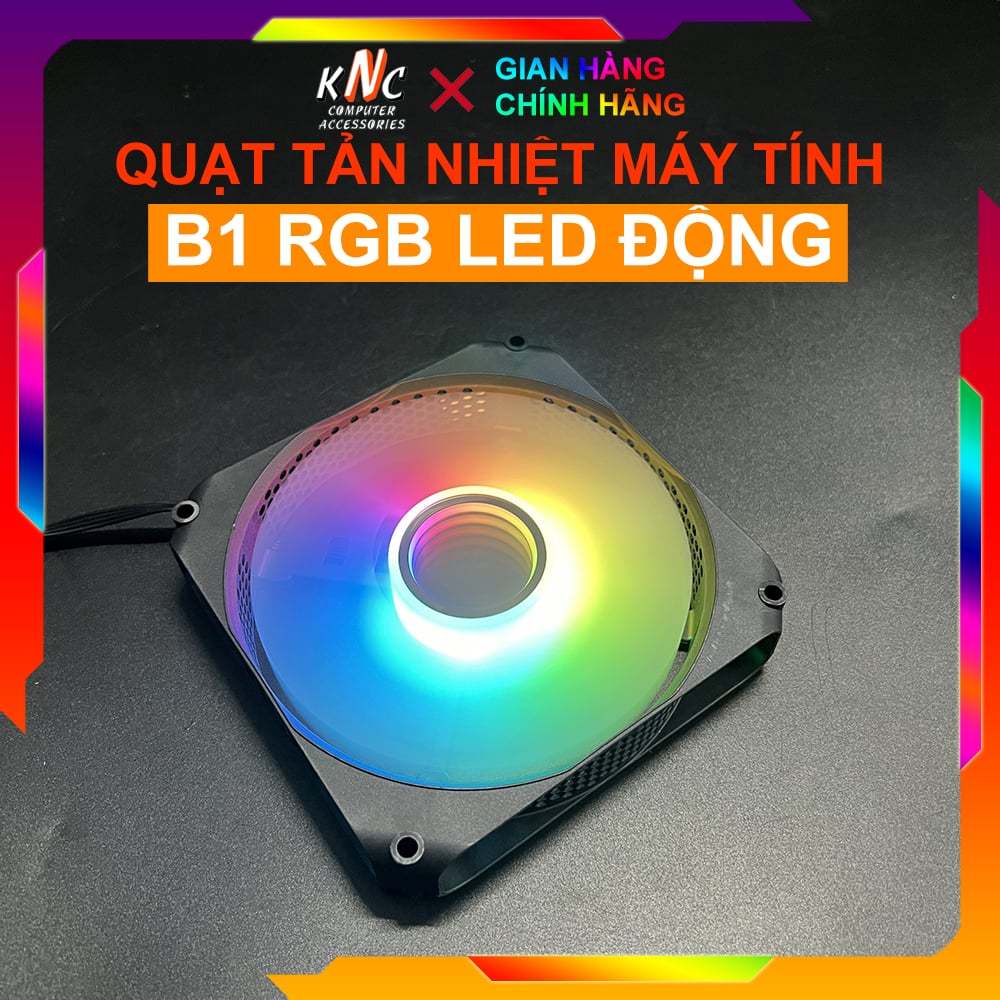 [Led Tự Động] Quạt Tản Nhiệt Fan Case B1 Pro Led RGB Tự Đảo Màu Hiệu ...