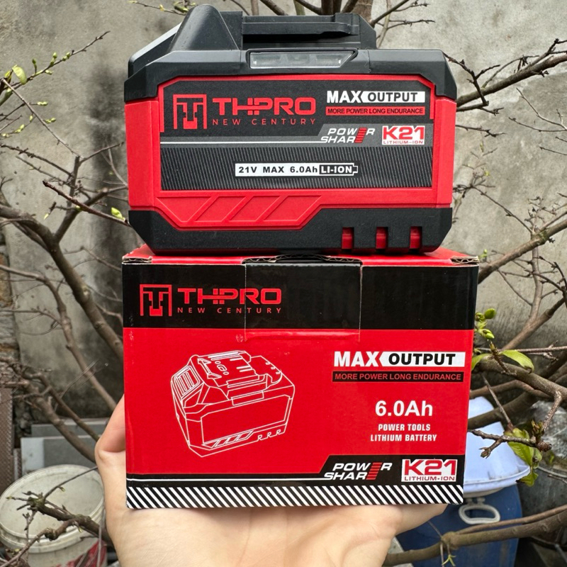 Pin 15 cell THPRO cao cấp dung lượng 5AH không ngắt máy có tính năng ...