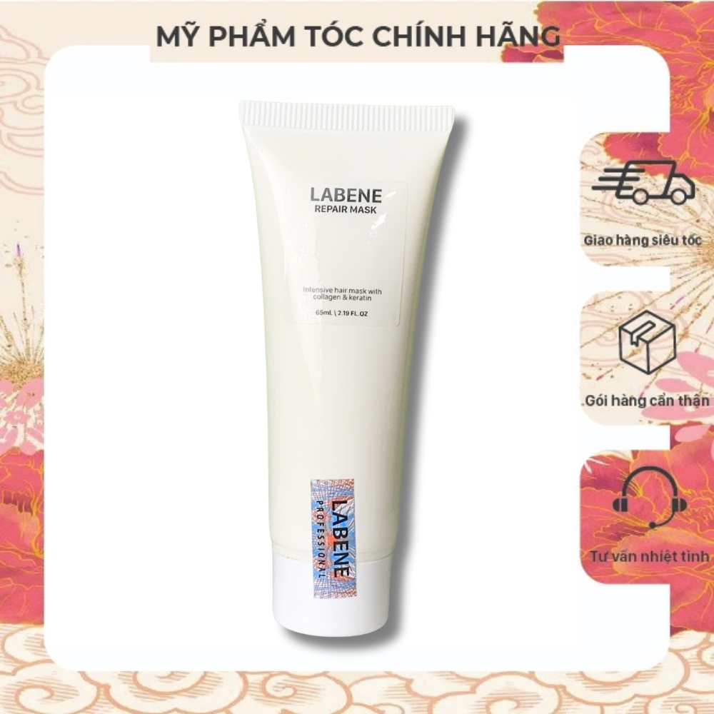 Tuýp kem phục hồi tóc siêu mượt Labene 60ml, với tinh chất Collagen ...