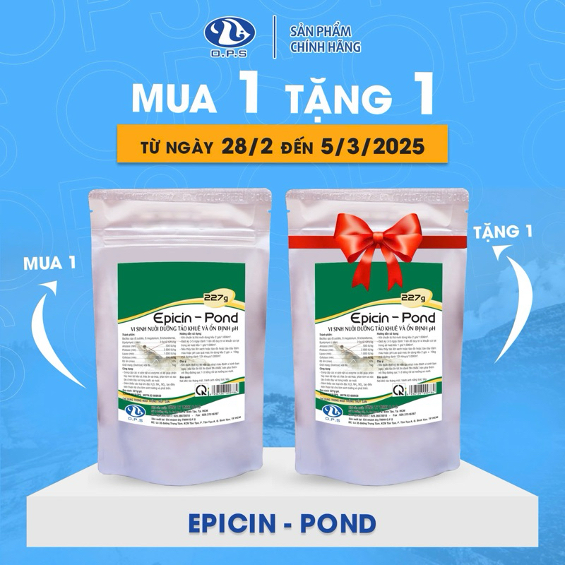 [COMBO 3 TẶNG 3] EPICIN POND - Hỗ trợ phân hủy thức ăn dư thừa trong ao ...
