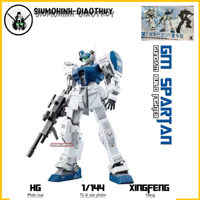 Mô hình HG GM Spartan, 1/144 Mobile Suit, Mô hình nhựa, Đồ chơi xếp hình mecha | Shopee Việt Nam
