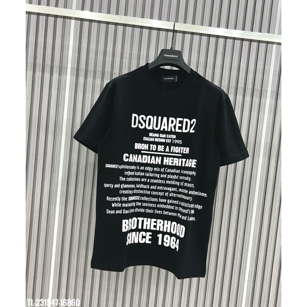 Áo Phông Nam Dsq2 Phối Chữ Sau Hàng Siêu Cấp Full Tem Mác DSQ Chuẩn ...