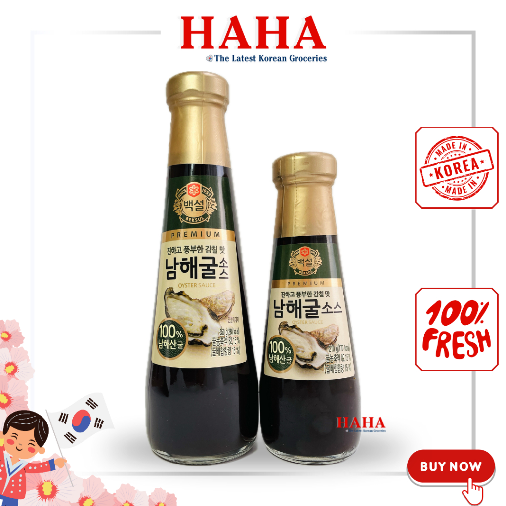 [TOP#1] Dầu hào Hàn Quốc hơn 90% tinh chất hàu NAMHEA 350g CJ BEKSUL PREMIUM OYSTER SAUCE ...