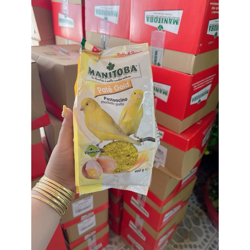 Cám trứng pate gold/pate red hãng Manitoba dành cho chim Yến túi nguyên ...