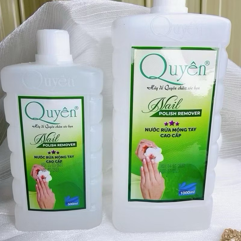 Axiton Quyên chai Xanh 500ml(nước rửa móng,nước ủ phá sơn gel Acetone ...
