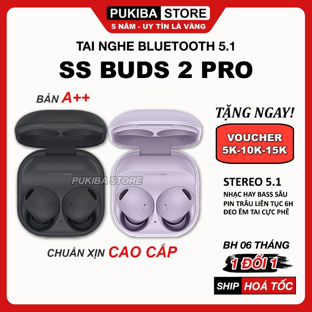 Galaxy Buds 2 Pro 2023 - Tai Nghe Bluetooth Cao Cấp A++, Pin Trâu 6h ...