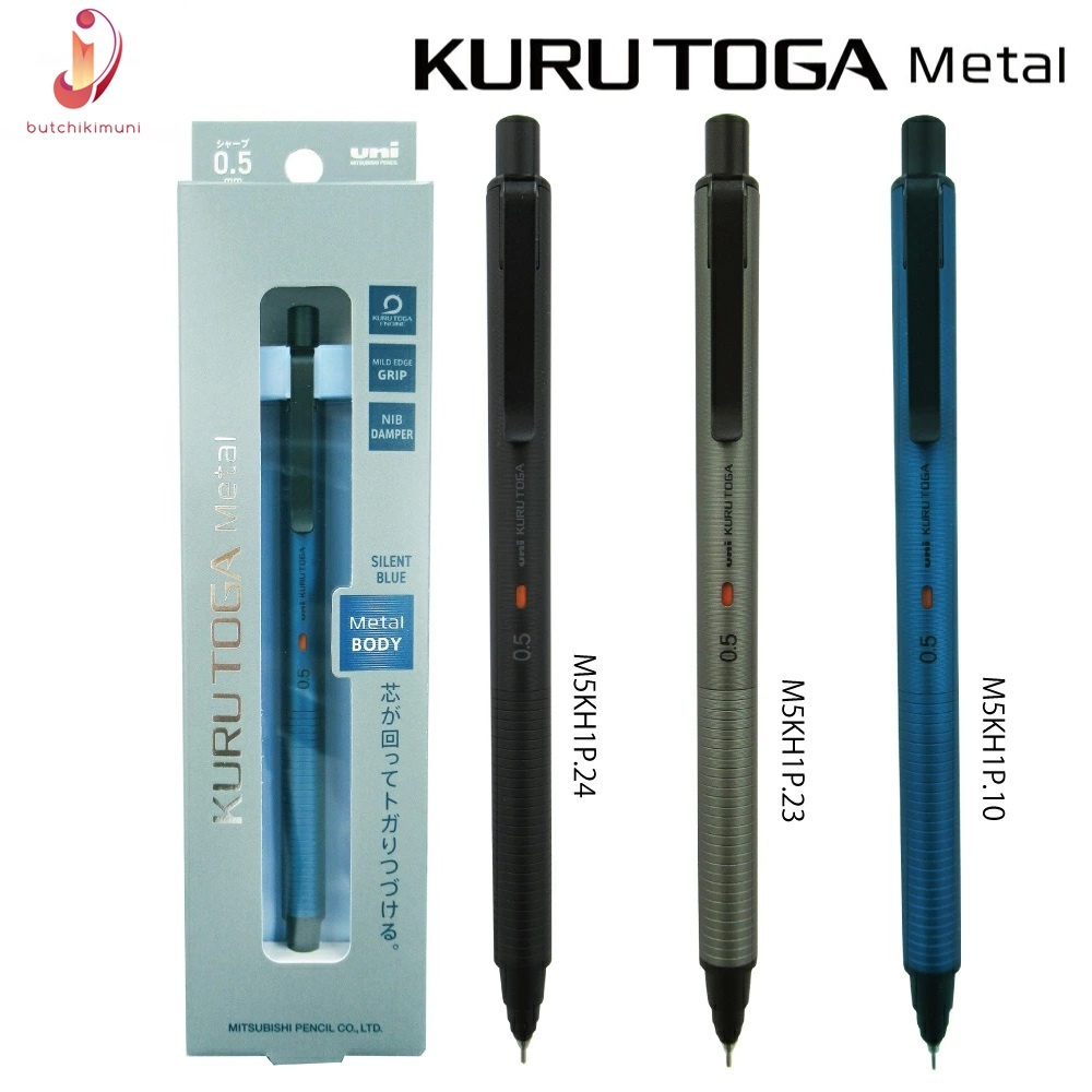 [MỚI] Bút Chì Kim Uni Kuru Toga Metal M5-KH - Xoay ngòi tự động - 0.5mm | Shopee Việt Nam