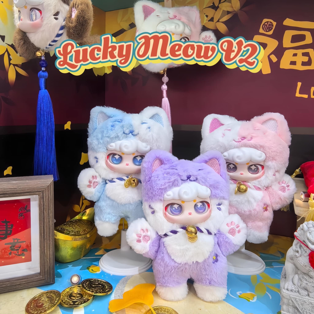 [Box lẻ, hàng sẵn] Blindbox BABYTHREE Mèo Thần Tài - Lucky Meow V1 / V2 ...